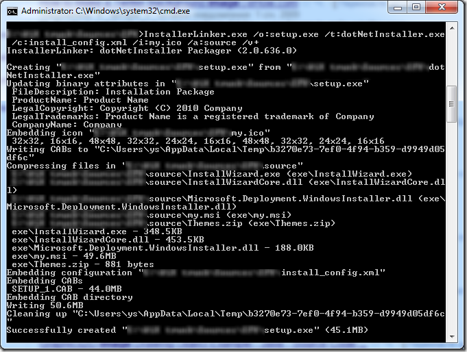 .NET, Sitecore and setup development: Moving to dotNetInstaller: the simplest case